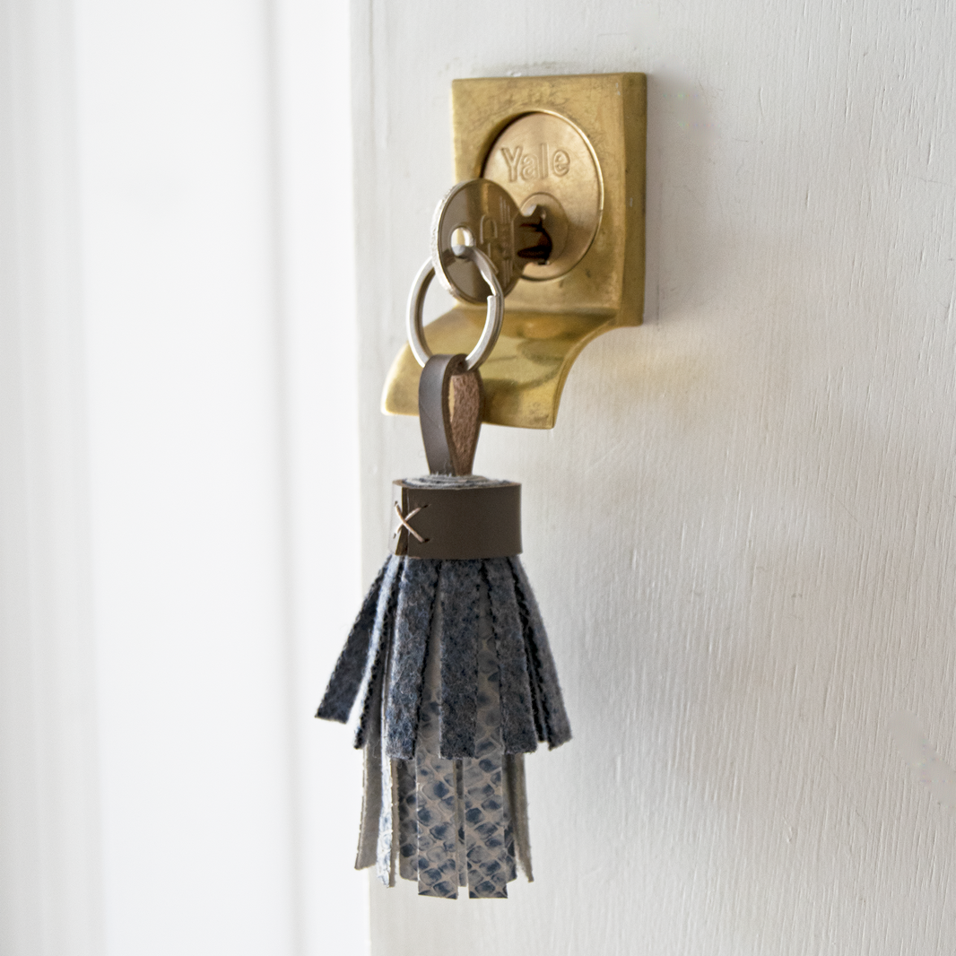 Leather Tassel Keychains and Key Fobs | Maragold Designs